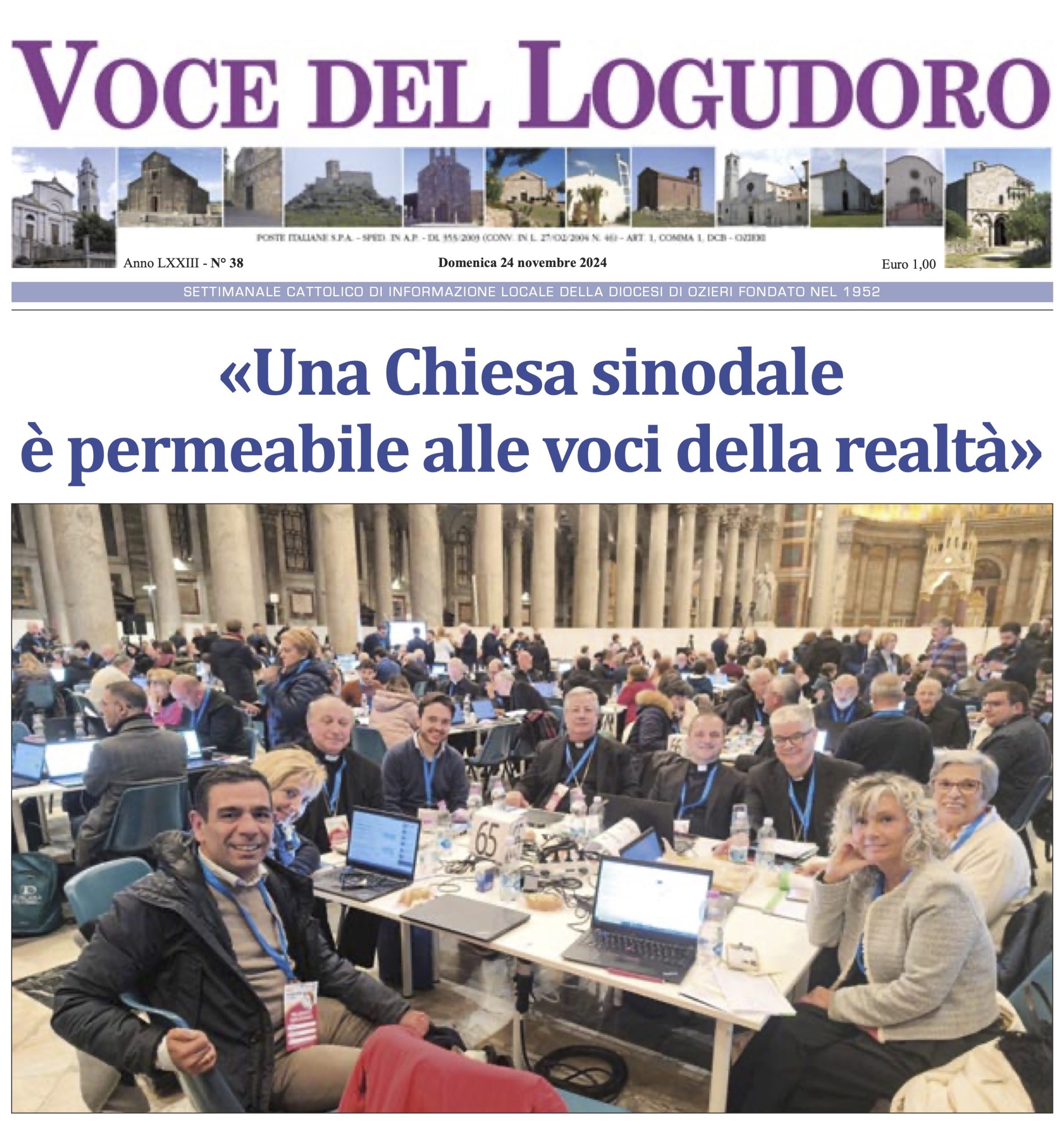 VOCE DEL LOGUDORO – Settimanale n. 38/2024 - Diocesi di Ozieri
