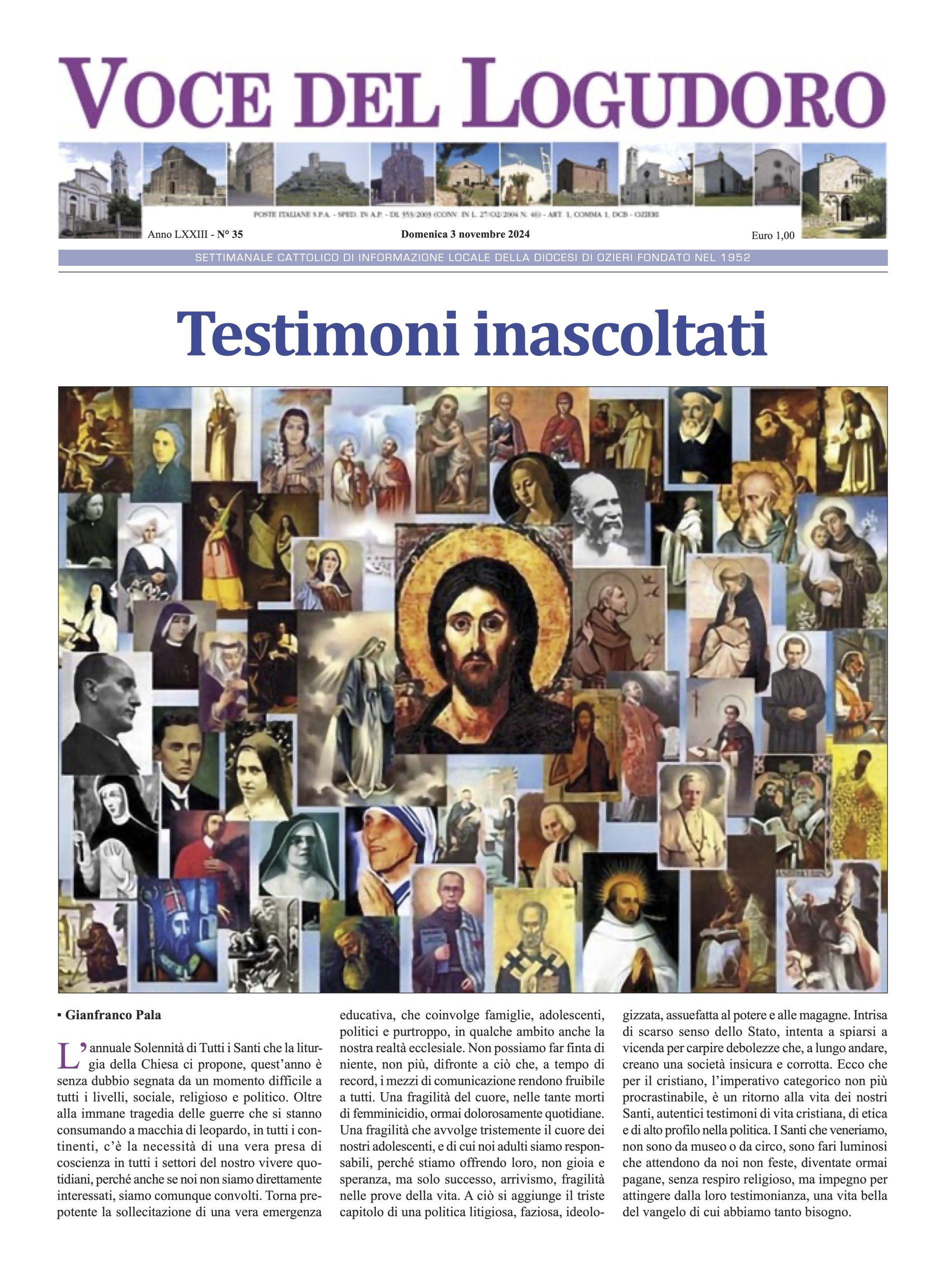 VOCE DEL LOGUDORO – Settimanale n. 35/2024 - Diocesi di Ozieri