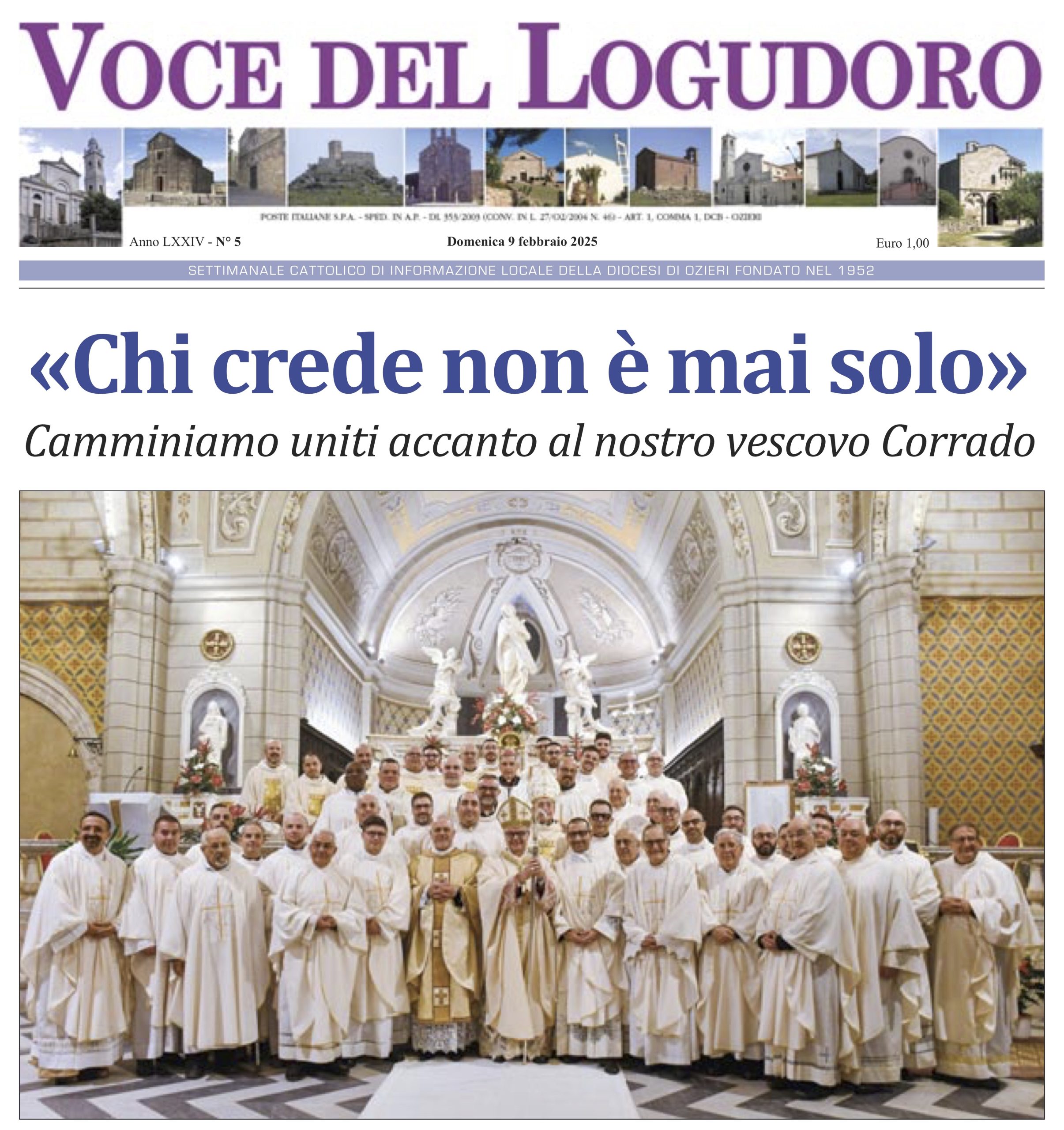 VOCE DEL LOGUDORO – Settimanale n. 5/2025 - Diocesi di Ozieri