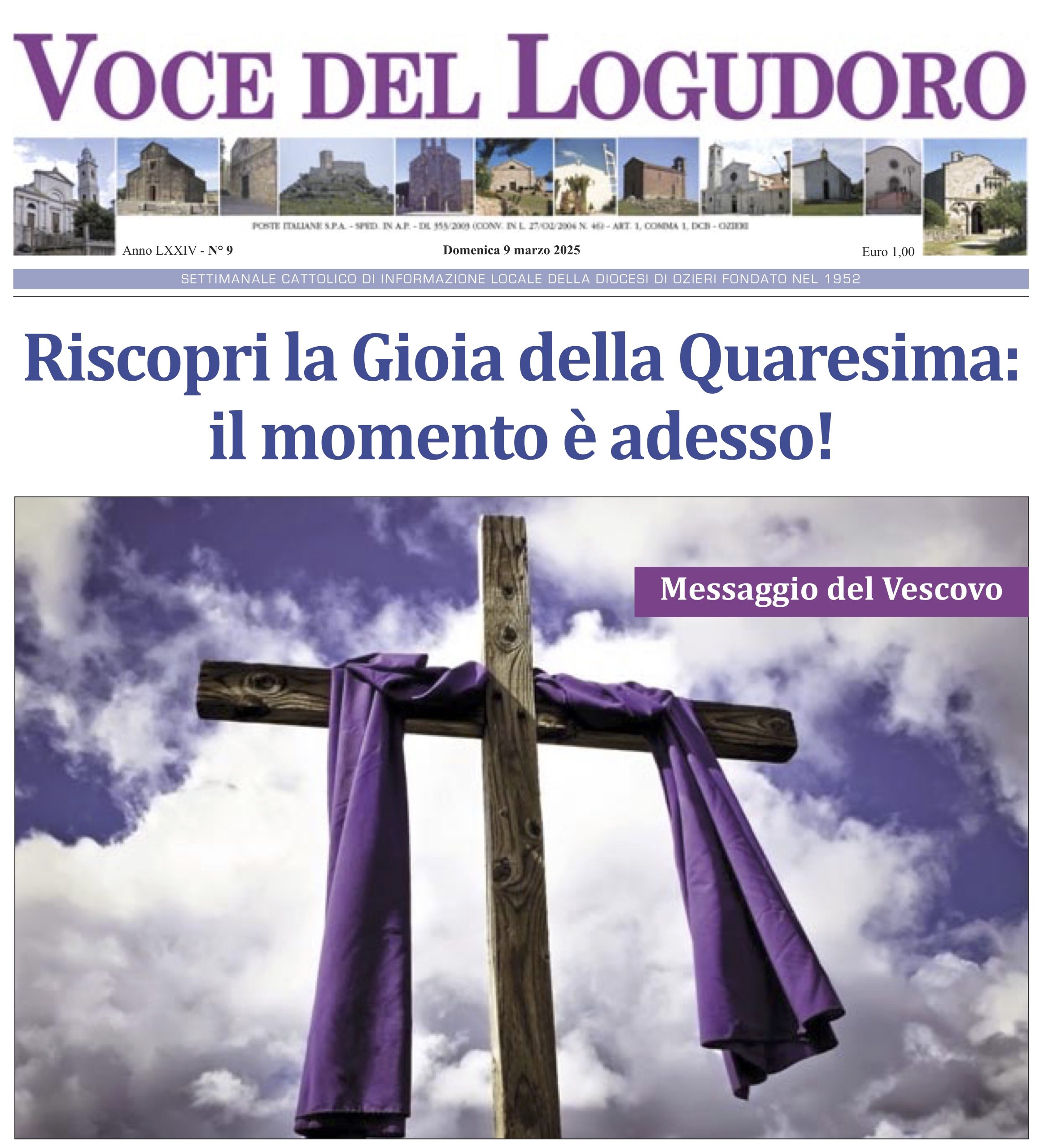 VOCE DEL LOGUDORO – Settimanale n. 9/2025 - Diocesi di Ozieri