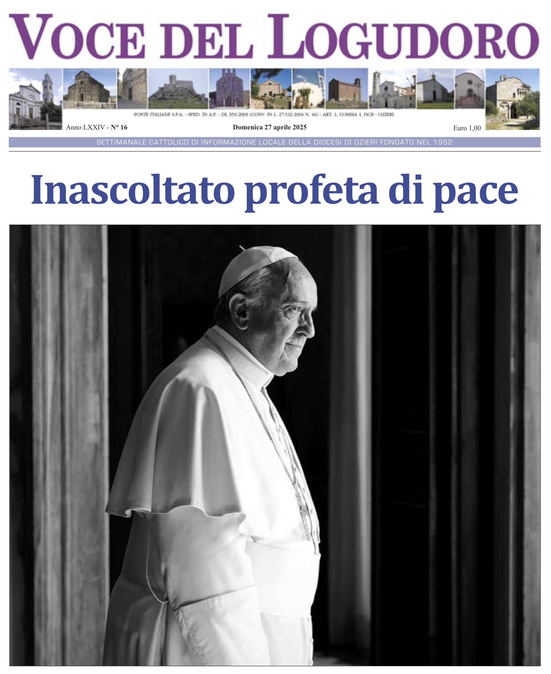 VOCE DEL LOGUDORO – Settimanale n. 16/2025 - Diocesi di Ozieri